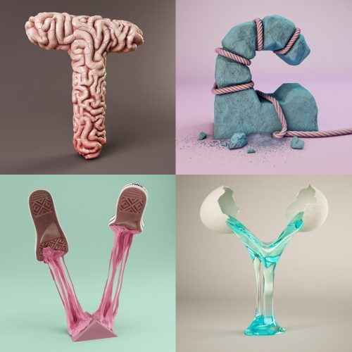 Brilliantly Original Sculpted Alphabet | Design & Paper