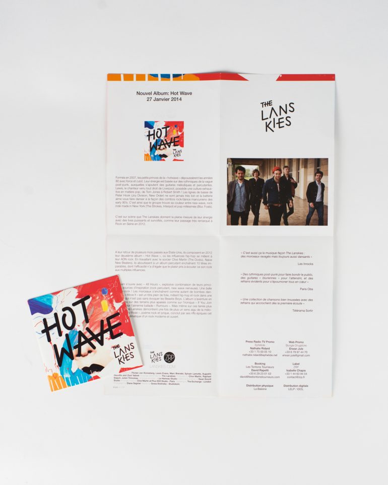 The Lankies Album Design | Design & Paper