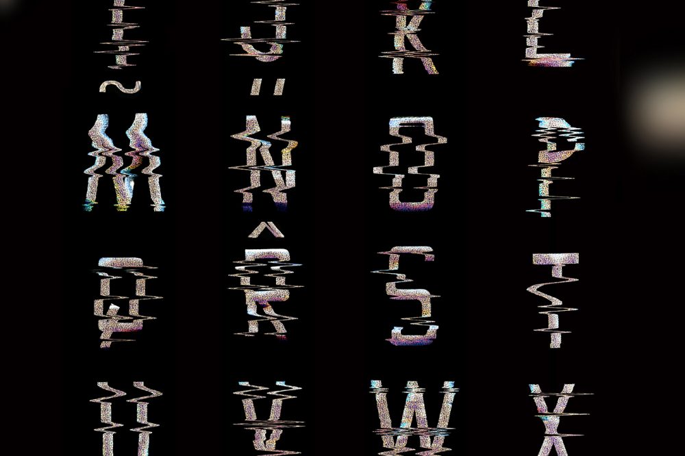 TypoThursday × Distortion Experimental Alphabet - Design & Paper