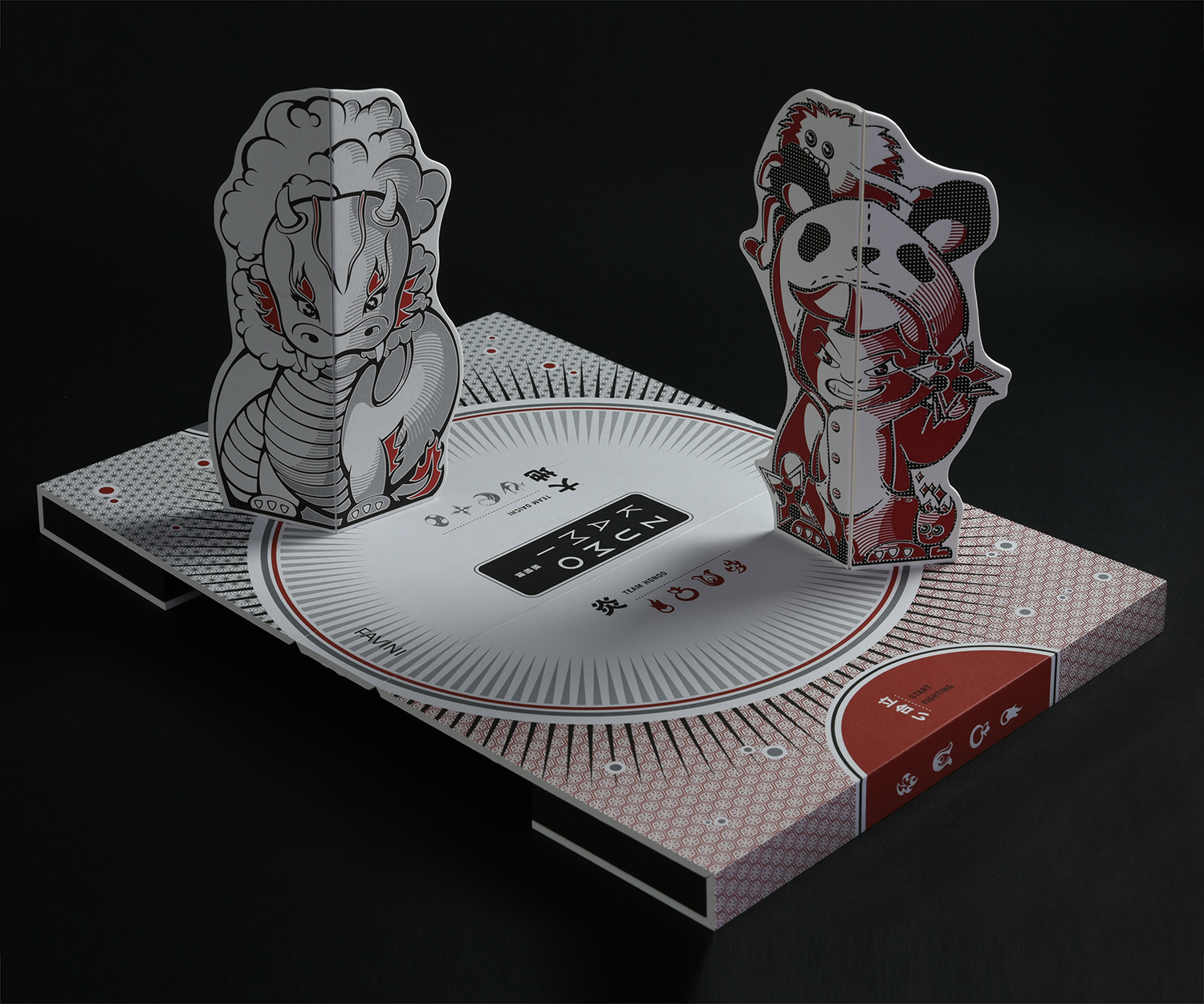 Kamizumo Board Game Made of Sumo Board - Design & Paper