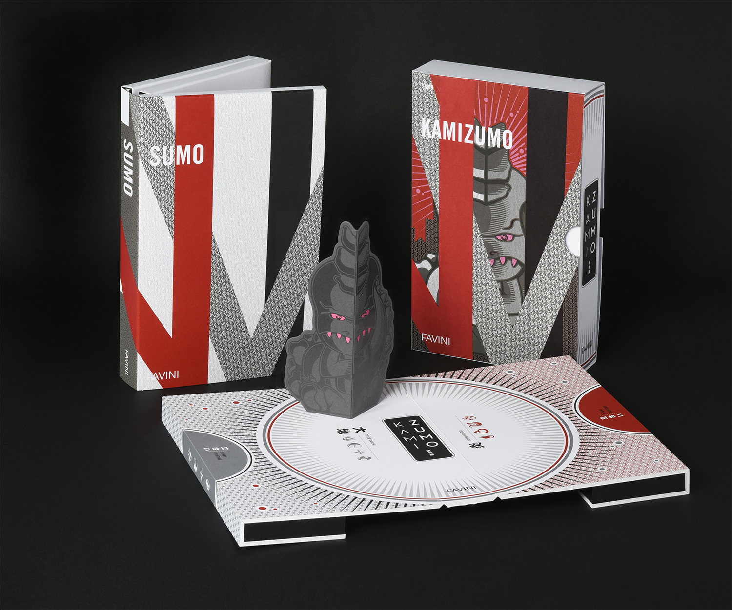 Kamizumo Board Game Made of Sumo Board - Design & Paper