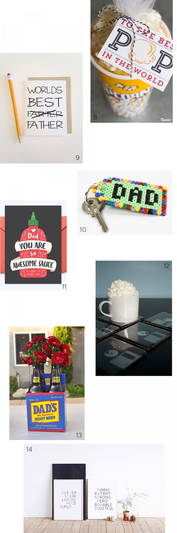21 Funny Father's Day DIY Gift Ideas | Design & Paper