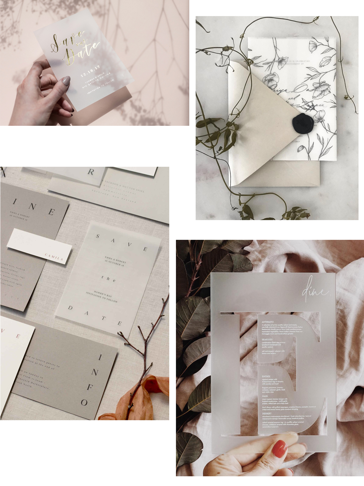 Wedding Stationery Trends Of The Season | Design & Paper