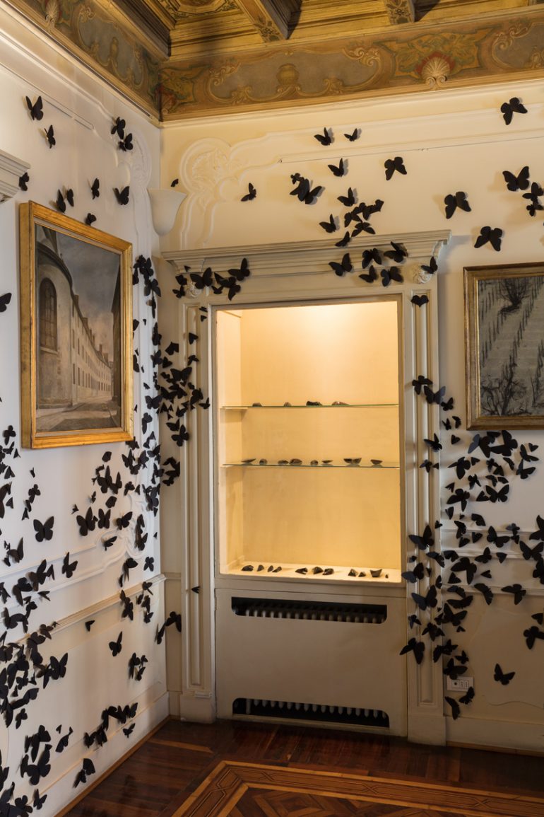 Thousands of Paper Butterflies Take Over the Fondazione Adolfo Pini in ...
