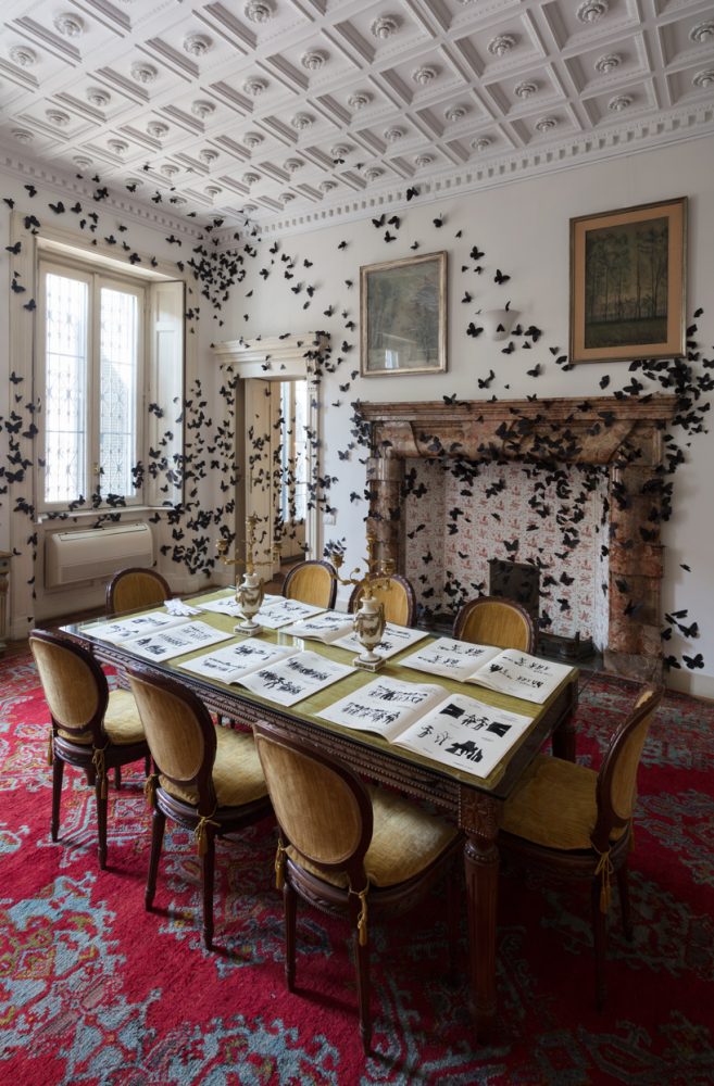 Thousands of Paper Butterflies Take Over the Fondazione Adolfo Pini in ...