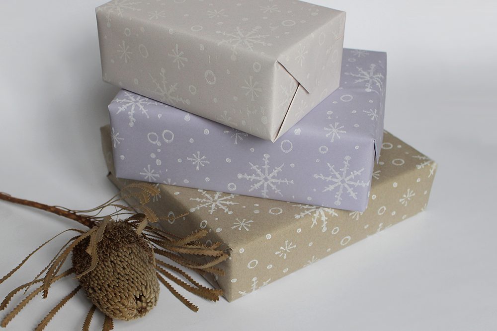 Print Your Own Gift Wrapping Paper With Patterned Rollers | Design & Paper