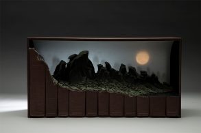 Guy Laramée Turns Discarded Titles Into Majestic Landscapes