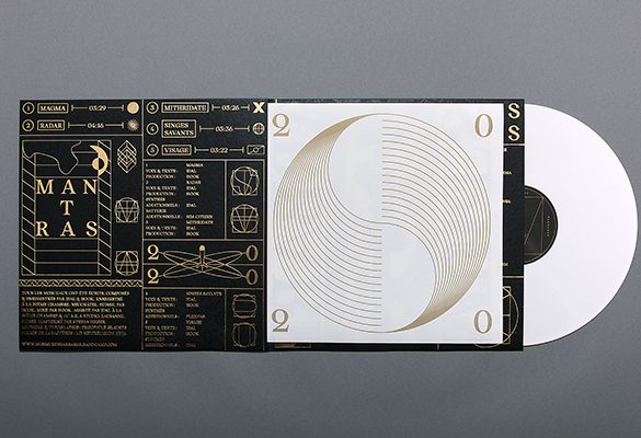 Mantras Album Package Design Inspired by Duality & Modern Religion