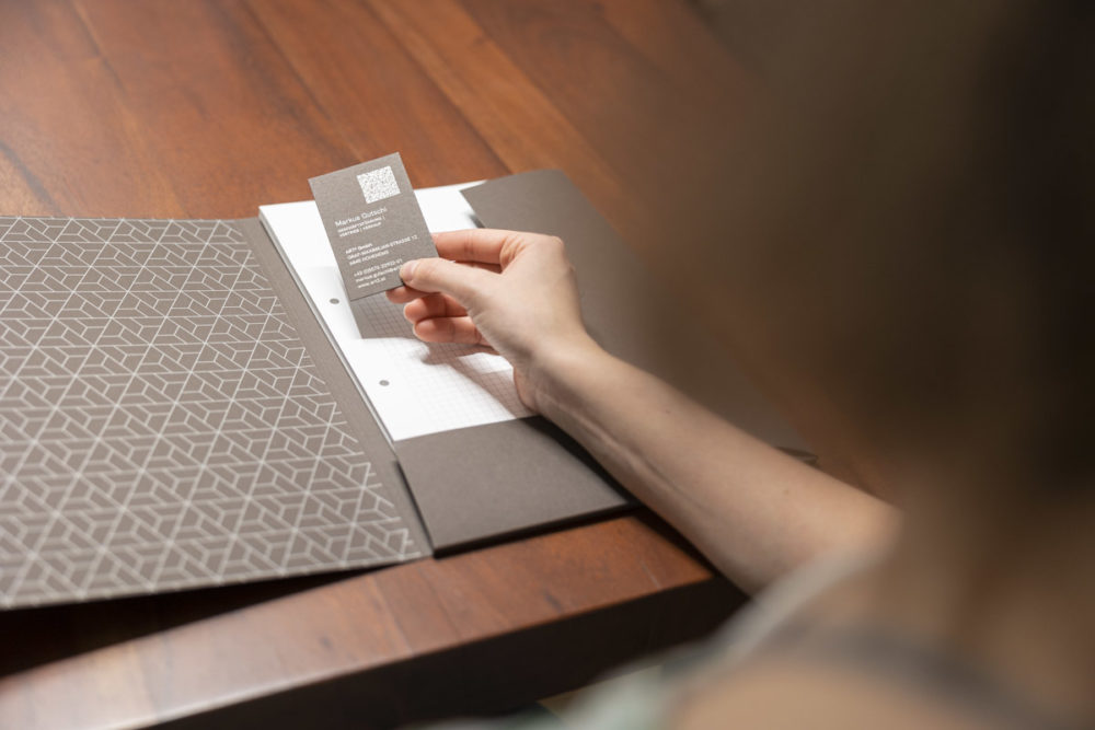 Most Beautiful Blind Embossed Business Cards